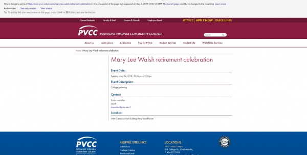 Mary Lee Walsh - CWCki