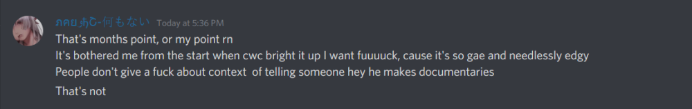 User:Anaxis/DMs With Sean Walker - CWCki